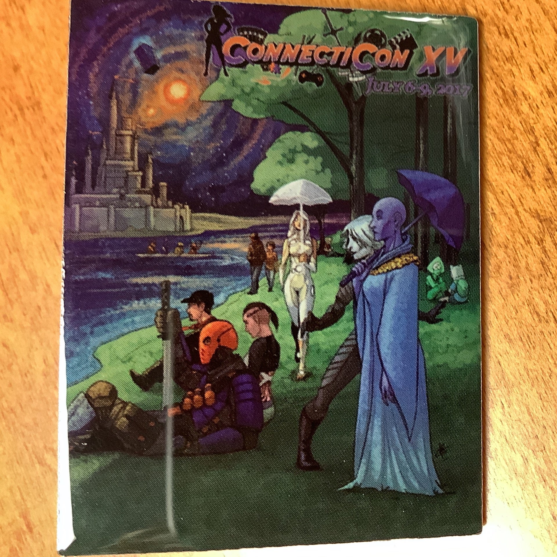 2017 ConnectiCon XV Cover Art Pin | ConnectiCon, LLC